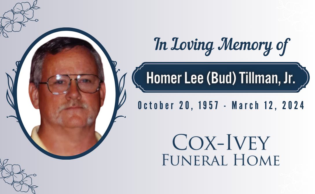 Homer Lee (Bud) Tillman, Jr. | BainbridgeGA.com