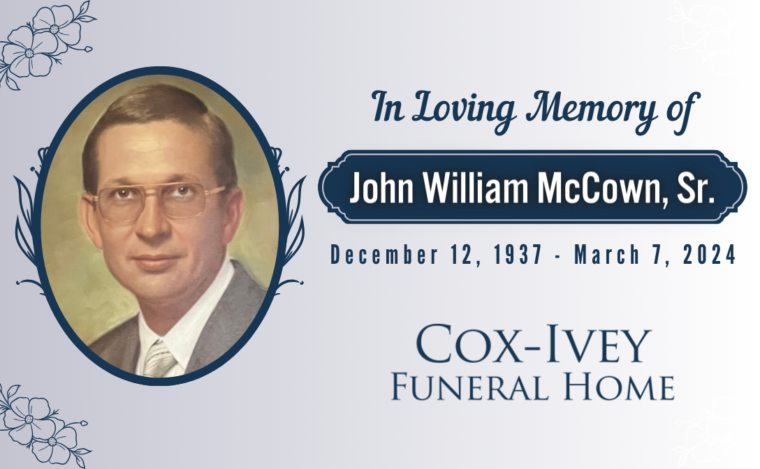 John William McCown, Sr. | BainbridgeGA.com John William McCown, Sr. | BainbridgeGA.com