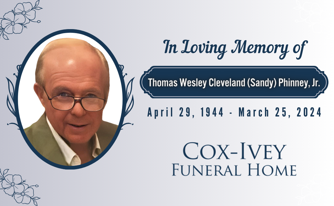 Thomas Wesley Cleveland (Sandy) Phinney, Jr. | BainbridgeGA.com