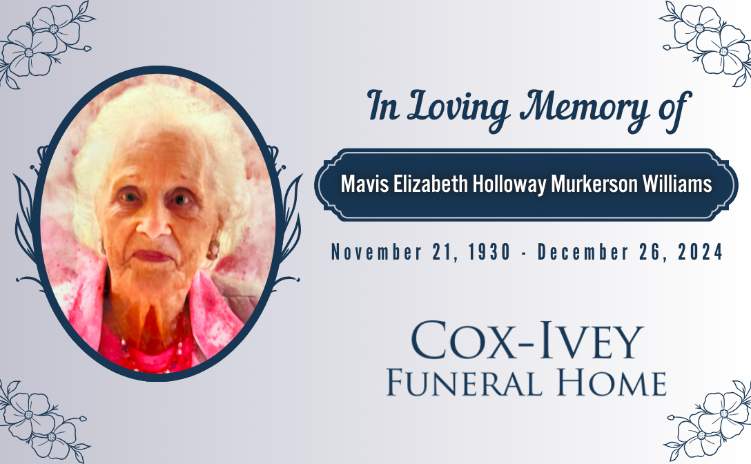 Mavis Elizabeth Holloway Murkerson Williams | BainbridgeGA.com