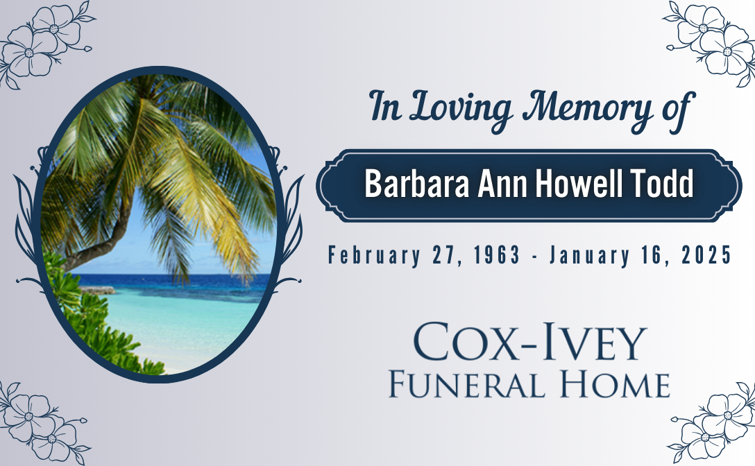 Barbara Ann Howell Todd | BainbridgeGA.com