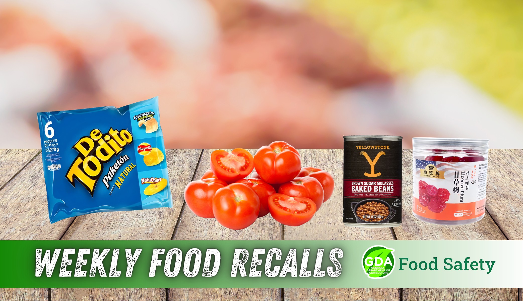 Weekly Food Recalls Impacting Georgia | BainbridgeGA.com