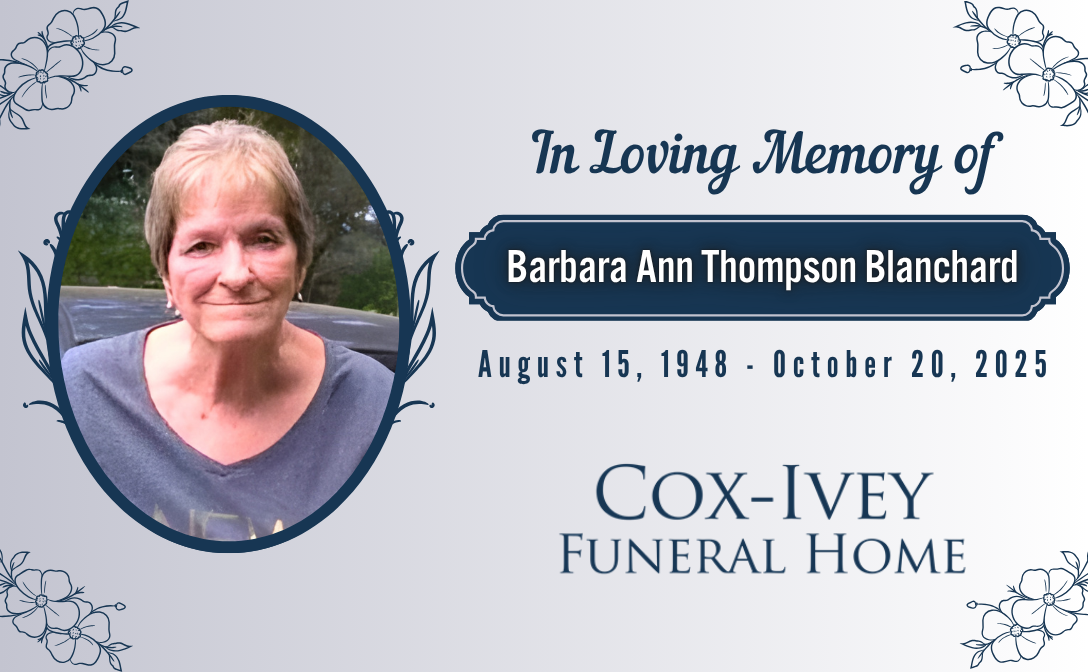 Barbara Ann Thompson Blanchard | BainbridgeGA.com